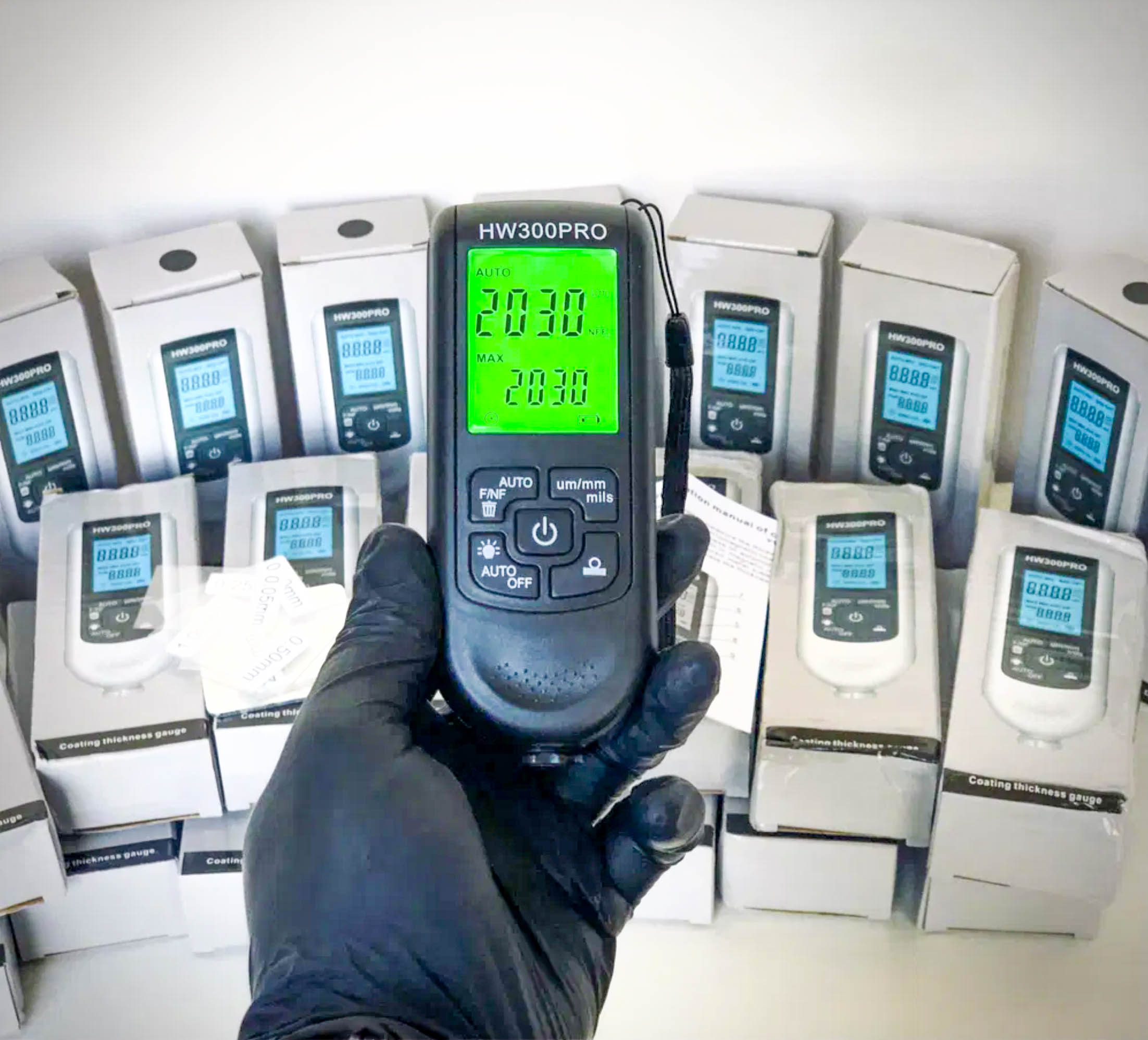 HW-300 Pro Paint Thickness Gauge | Delivery in Europe