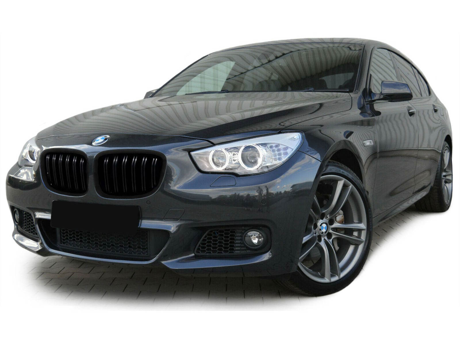 BMW F07 (GT sērijas) melnas radiatora restes M-Performance stilā ...